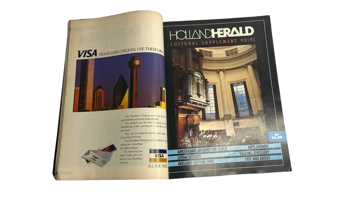 Magazine Of Netherlands – Holland Herald Magazine / 1990 – Retro Hunts