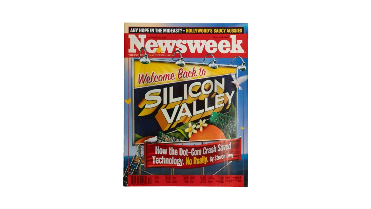 Welcome Back To Silicon Valley Newsweek Magazine 2002 – Retro Hunts