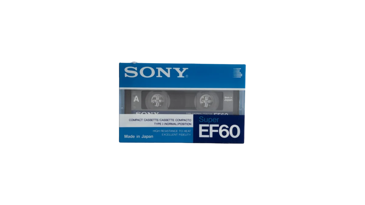 Sony Super EF 60 Blank Cassette – Retro Hunts