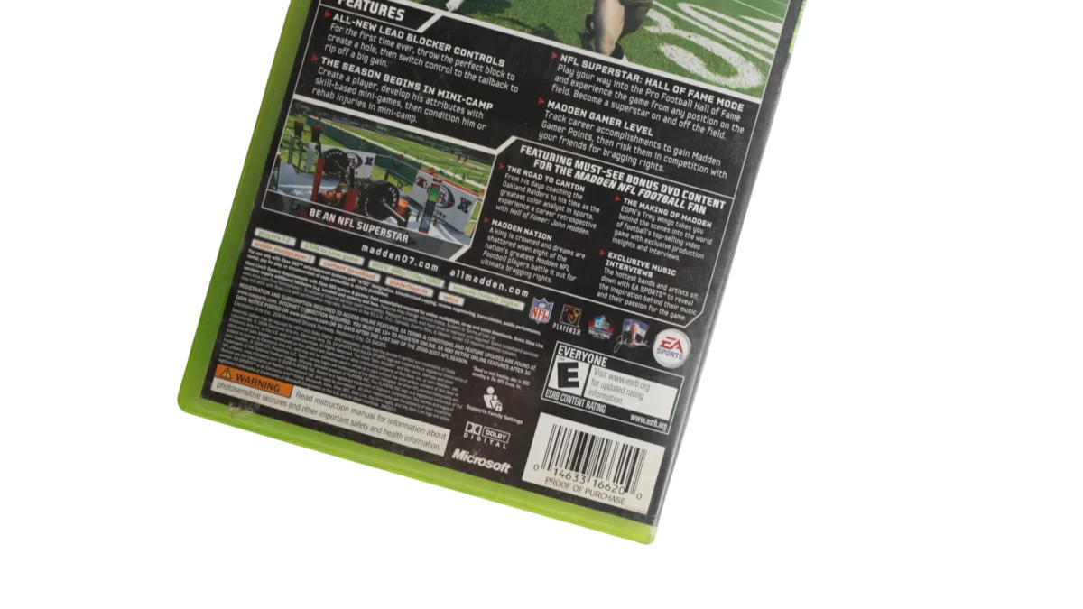 Madden NFL 07 Xbox 360 Hall of Fame Edition – Retro Hunts