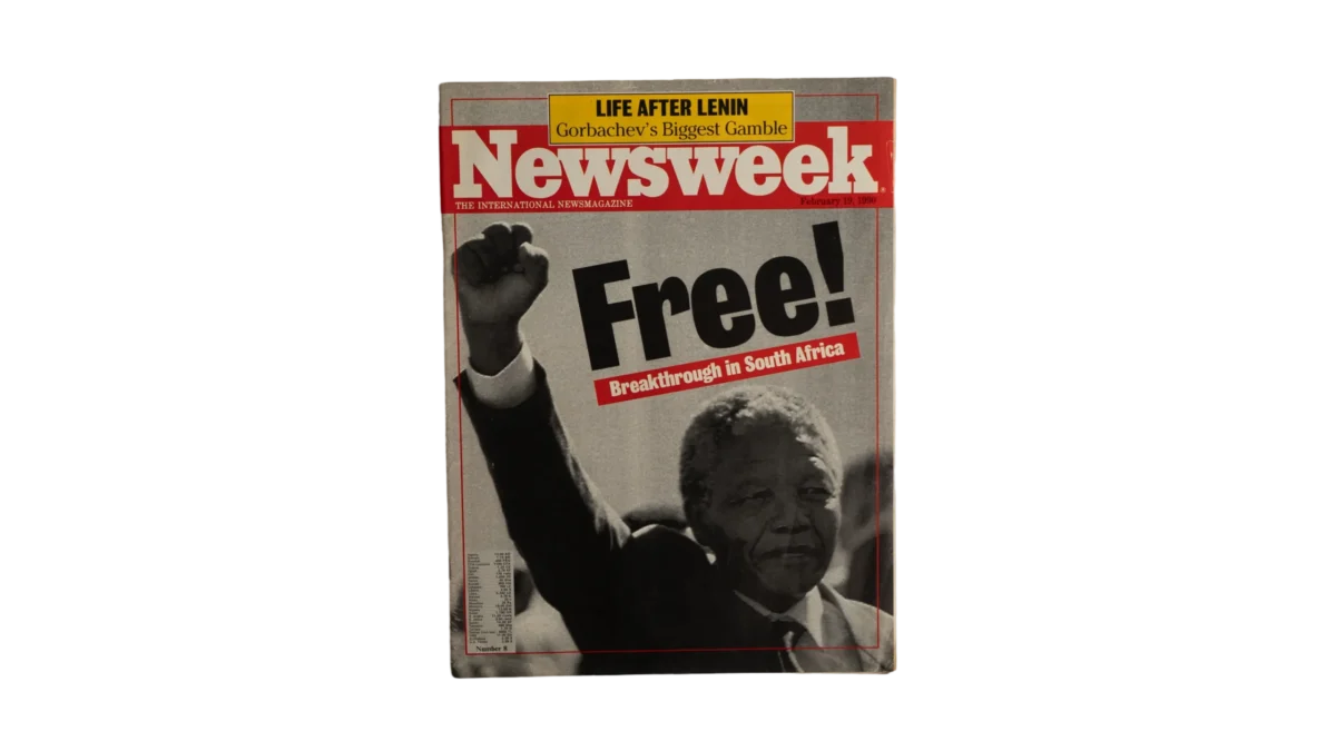 Nelson Mandela Free Newsweek 1990 – Retro Hunts