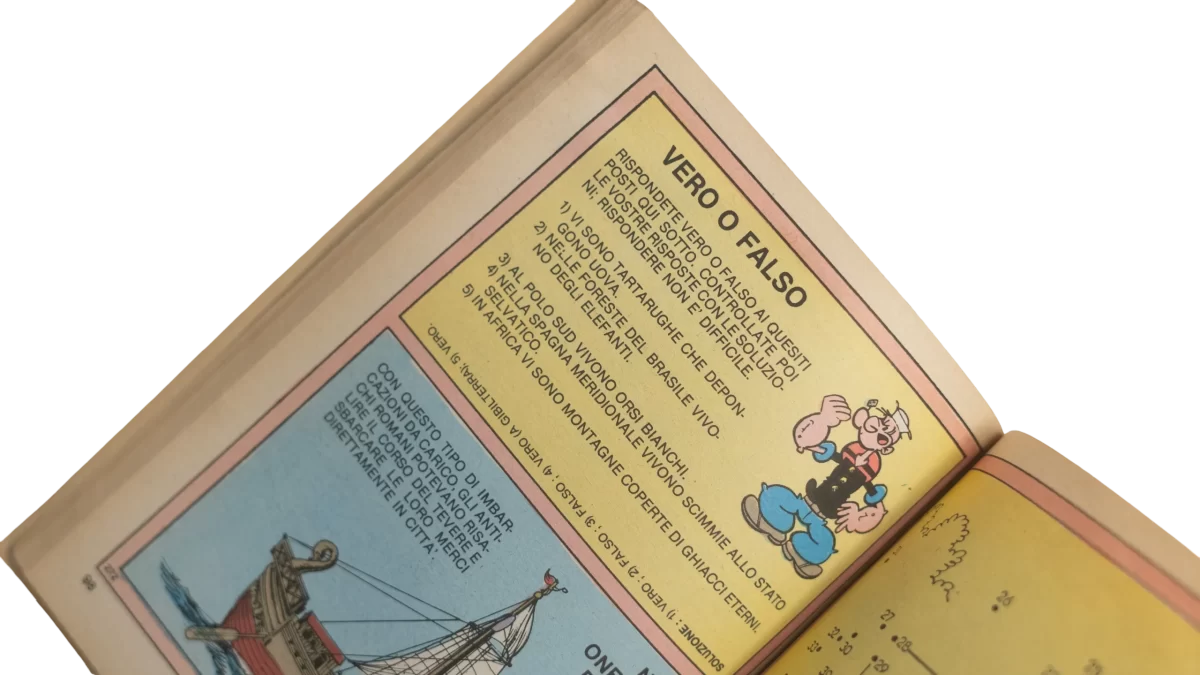 Popeye Italian Comic Book – Tutto Braccio – Retro Hunts