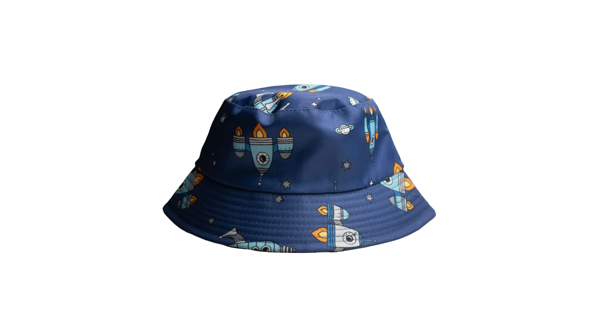 Space Kids’ Bucket Hat – Retro Hunts