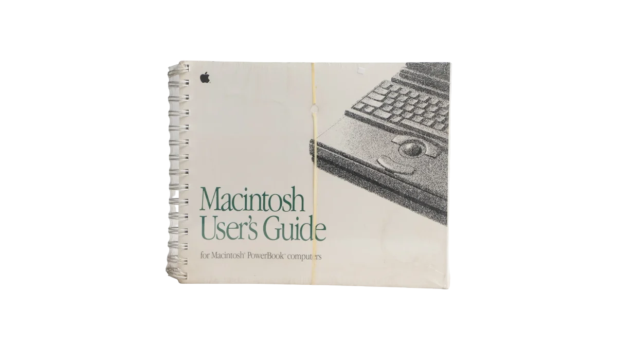 1991 Macintosh User’s Guide For PowerBook Computers – Retro Hunts