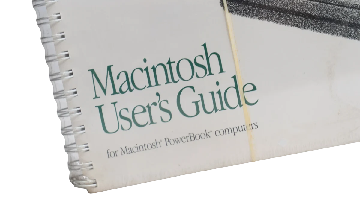 1991 Macintosh User’s Guide For PowerBook Computers – Retro Hunts