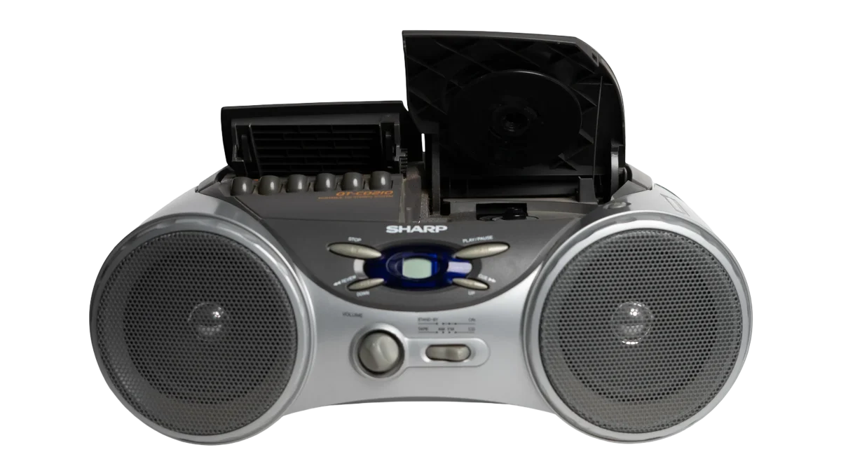 Sharp QT-CD210 Portable Boombox – Retro Hunts