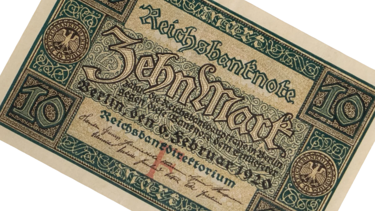 1920 Germany 10 Mark Reichsbanknote – Retro Hunts