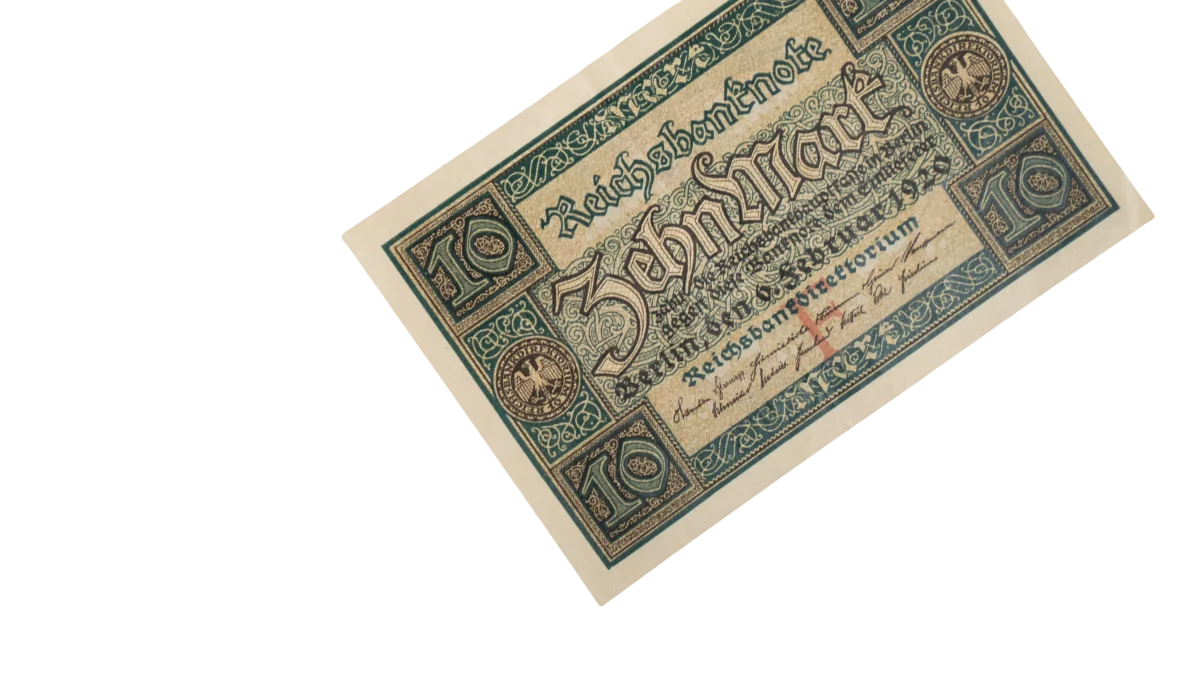 1920 Germany 10 Mark Reichsbanknote – Retro Hunts