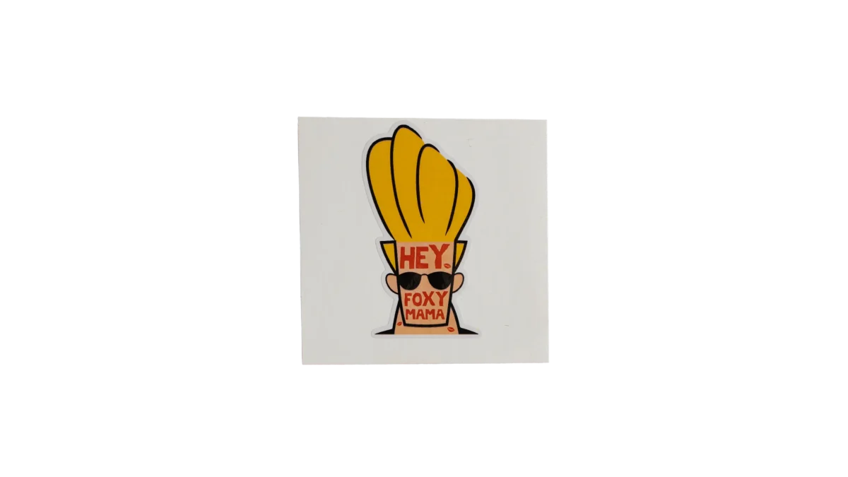 Johnny Bravo Sticker – Retro Hunts